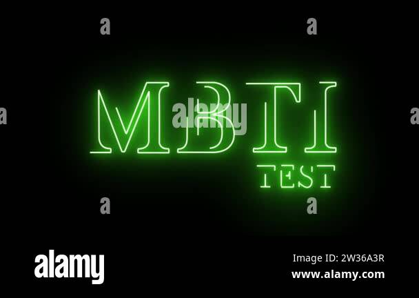 MBTI test. Myers Briggs Type Indicator. Psychological testing system ...