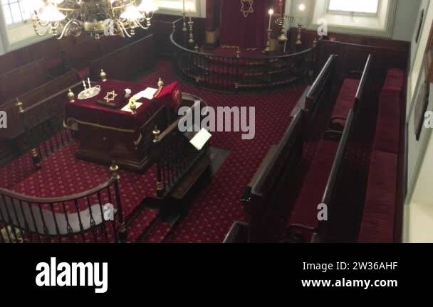 Hobart Synagogue interior. The synagogue is the oldest synagogue ...
