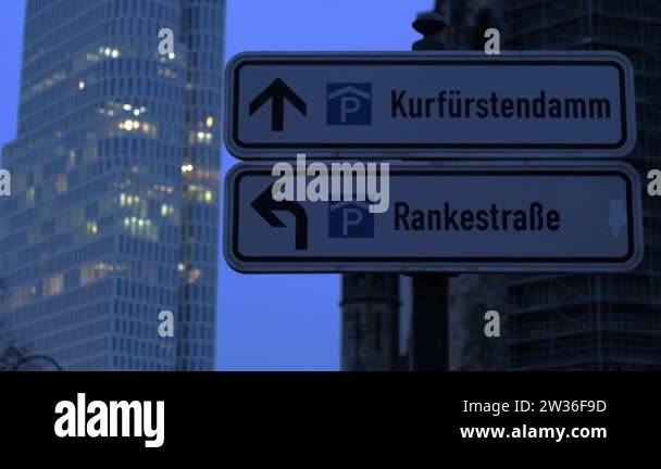 Road signs in berlin Stock Videos & Footage - HD and 4K Video Clips - Alamy