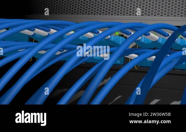 Network server switch Stock Video Footage - Alamy