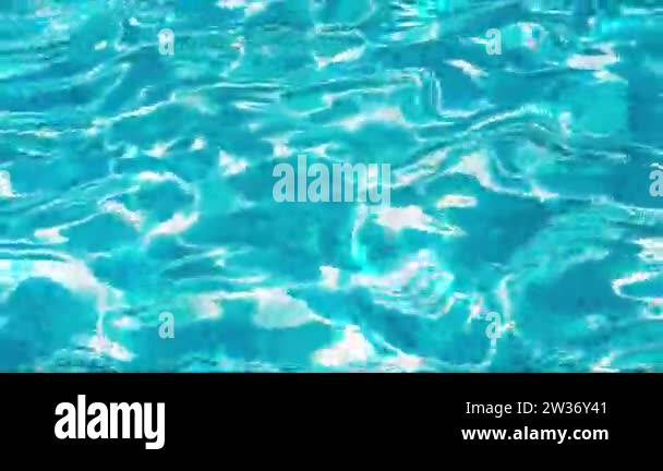 Water surface texture, looping clean swimming pool ripples and wave ...