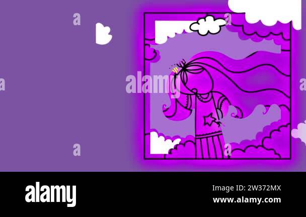 Scaling Easy Slowing Down With Spring Effect Animation Of Sweet Long