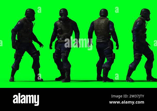 Military soldier animation. Phisical, motion, blur. Realistic 4k ...