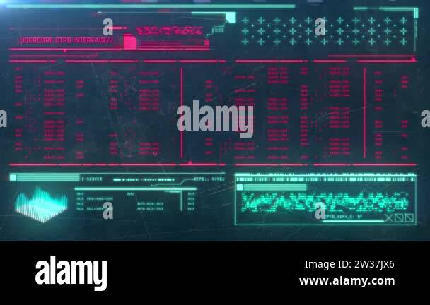 Hacker breaching system, stealing data from server, programming code on ...