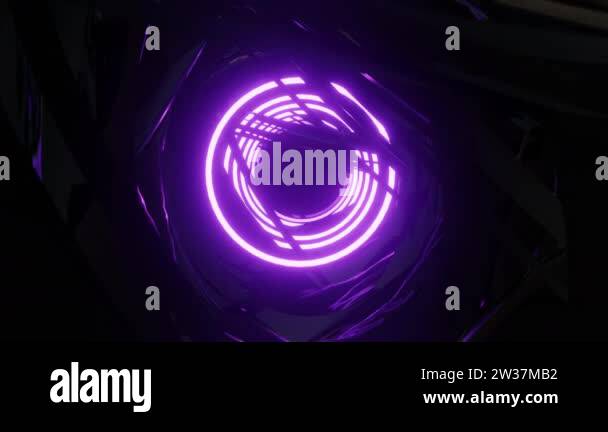 Annulus Metal Light In Dark Tunnel is motion footage for adventure ...