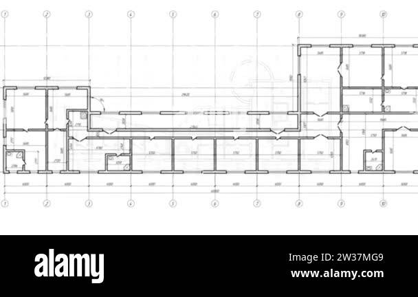 Engineering design .House plan project .Technical drawing background ...