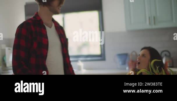 Woman accusing her boyfriend of cheating on her, couple fighting over ...