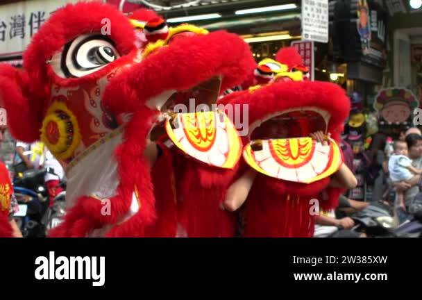 Taipei, Taiwan-30 May, 2017: Slow motion Celebration of Matsu God ...