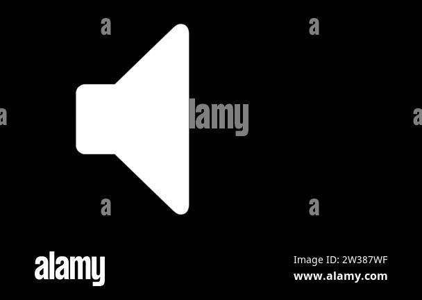 Icon of Sound on Isolated Background with Alpha Channel. Symbol of ...