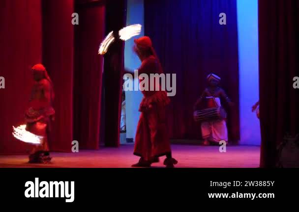 Gini sisila, fire dance Kandyan Dancers Sri Lanka Stock Video Footage ...