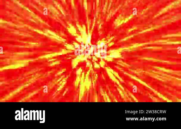 A continuous stream of light beams out from the center looks stylish ...