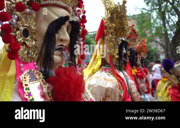 Taipei, Taiwan-30 May, 2017: 4K Celebration of Matsu God. Traditional ...