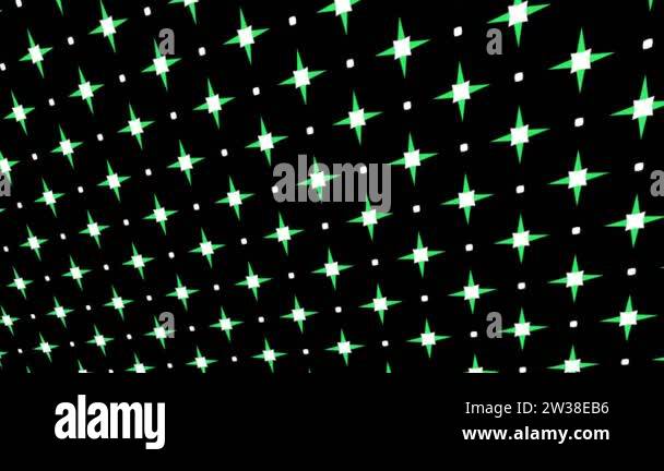 Color Pattern With Geometric Shapes On A Minimal Black Background Horizontally And Vertically