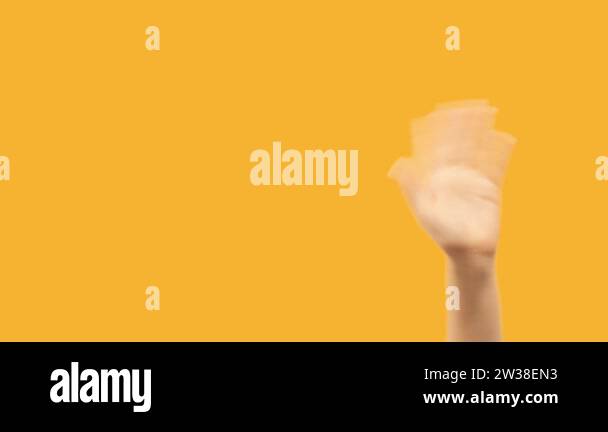 Hand gesture hi Stock Videos & Footage - HD and 4K Video Clips - Alamy