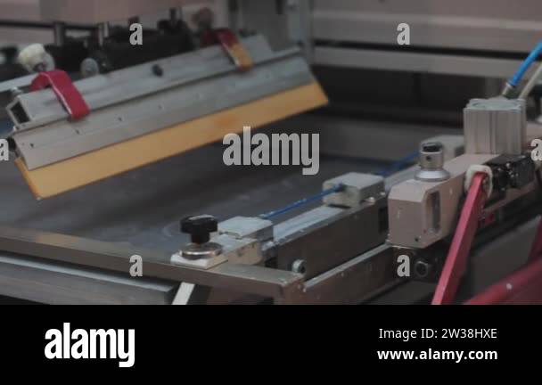 Wallpaper Production. The process of making wallpaper, applying paint ...