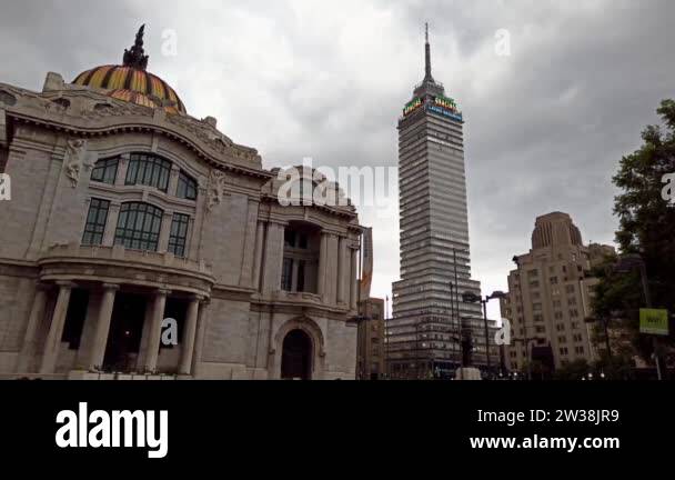 Mexico City, Mexico-July 2020: Latin American tower one of the most ...