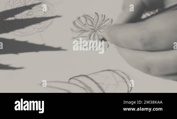 Artists pencil sketch Stock Videos & Footage - HD and 4K Video Clips ...