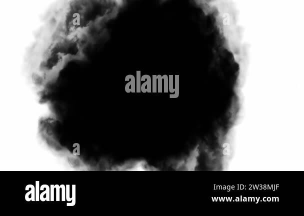 Paint Brush Stroke Mask Transition Reveal Background/ 4k animation of a ...