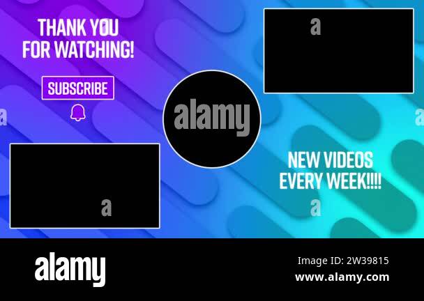 Animation of website interface with the words Thank You For Watching ...