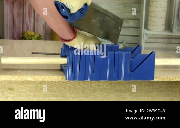 Cutting timber mitre saw Stock Videos & Footage - HD and 4K Video Clips ...