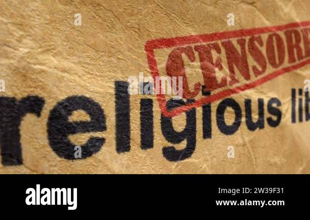 Religious censorship Stock Videos & Footage - HD and 4K Video Clips - Alamy