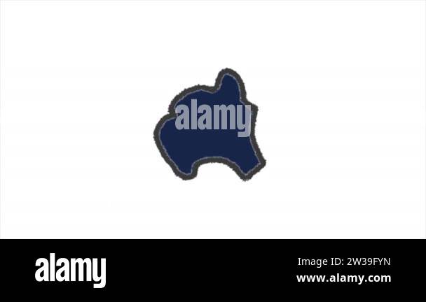 Cursor icon changes it shape to a hand up icon, simple 2d animation, 4k ...