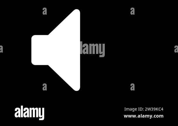 Icon of Sound on Isolated Background with Alpha Channel. Symbol of ...