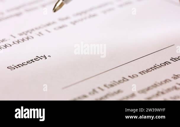 Ink signature Stock Videos & Footage - HD and 4K Video Clips - Alamy