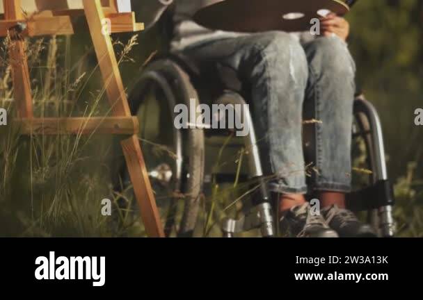 Handicapped painter Stock Videos & Footage - HD and 4K Video Clips - Alamy