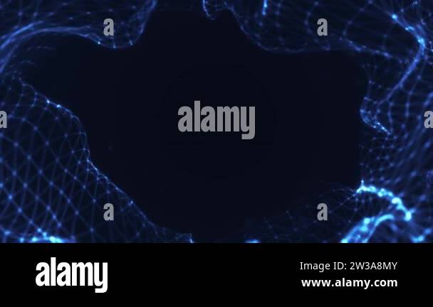 Abstract 3d Fractal Wire Sphere Background Seamless Looping/ 4k ...