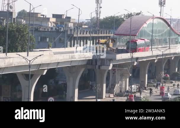 RAWALPINDI, PAKISTAN - Jan, 2019 - Metro Bus going from Rawalpindi to ...