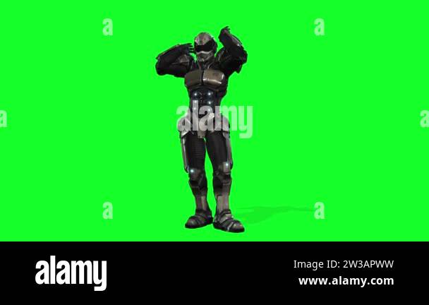 4k animation - robot dancing in style with Realistic motion and ...