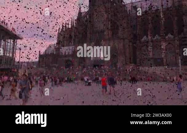 Coronavirus Motion graphics animation, COVID-19 Pandemic on city ...