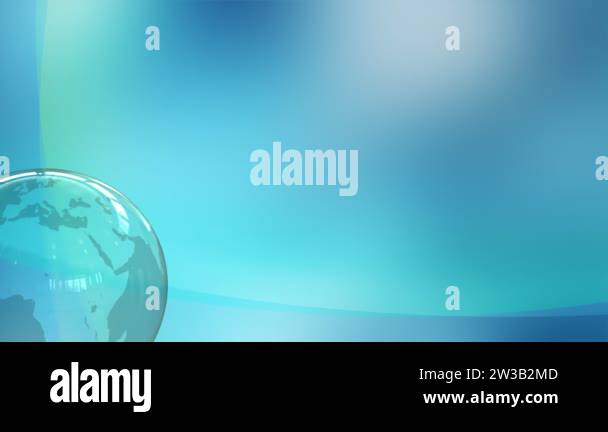 Newsroom background with globe - seamless loop for studio backdrop ...