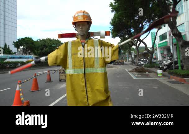 Taipei, Taiwan-12 September, 2017: 4K Taiwan road safety dummies ...