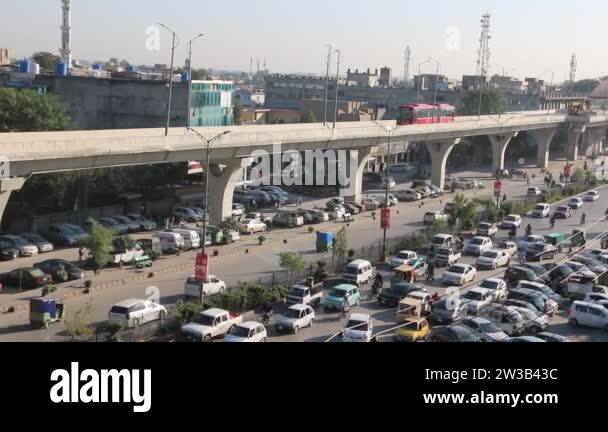 RAWALPINDI, PAKISTAN - Jan, 2019 - Metro Bus going from Rawalpindi to ...