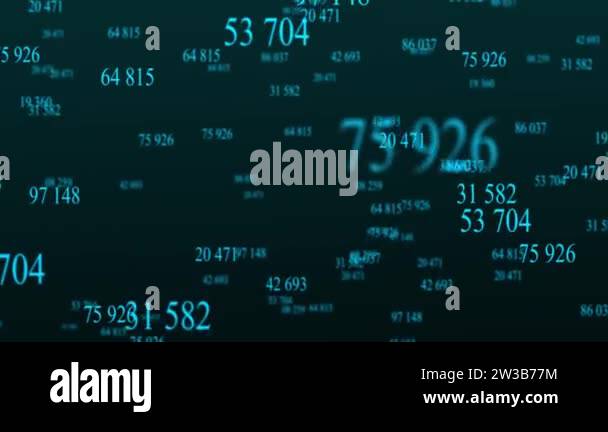 3d rendering numbers Stock Videos & Footage - HD and 4K Video Clips - Alamy