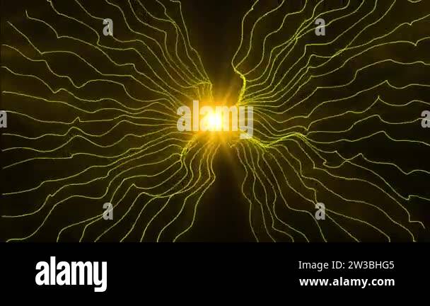 Golden glitter light circle, sparkling shine glow oval with light waves ...