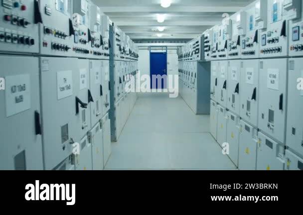 The power distribution control point building of the electric ...