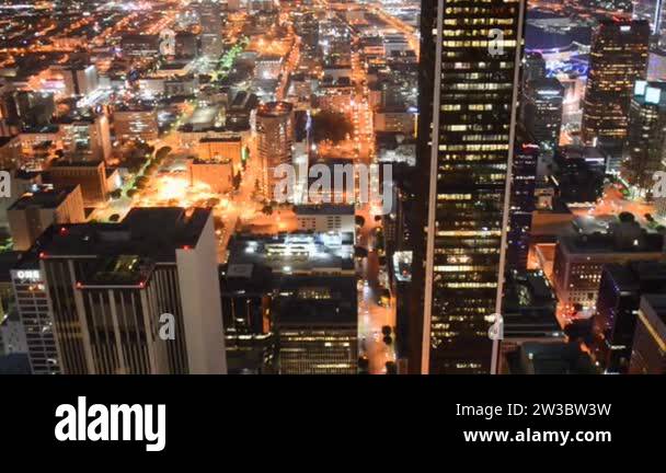 Overview of Downtown Los Angeles Stock Video Footage - Alamy