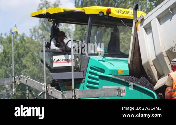 Roadworks pavement repairs Stock Videos & Footage - HD and 4K Video ...