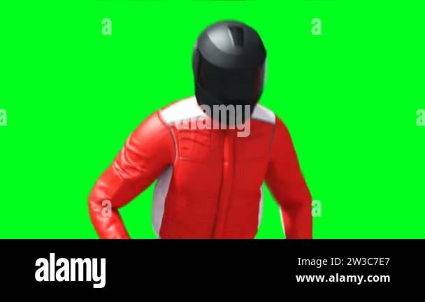 Racer car animation. Phisical motion blur. Realistic green screen 4k ...