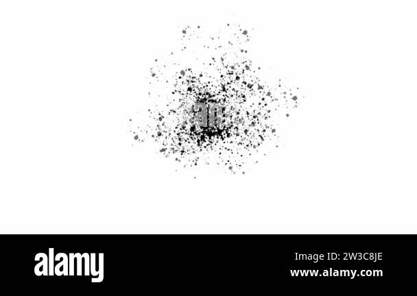 Ink Splatter And Stains Brushes Patterns Animation Effect/ 4k animation ...