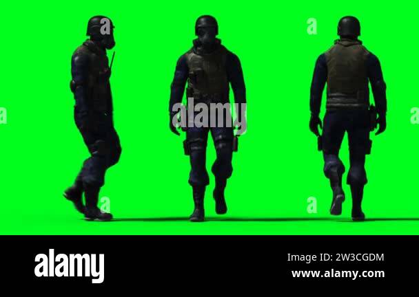 Military soldier animation. Phisical, motion, blur. Realistic 4k ...