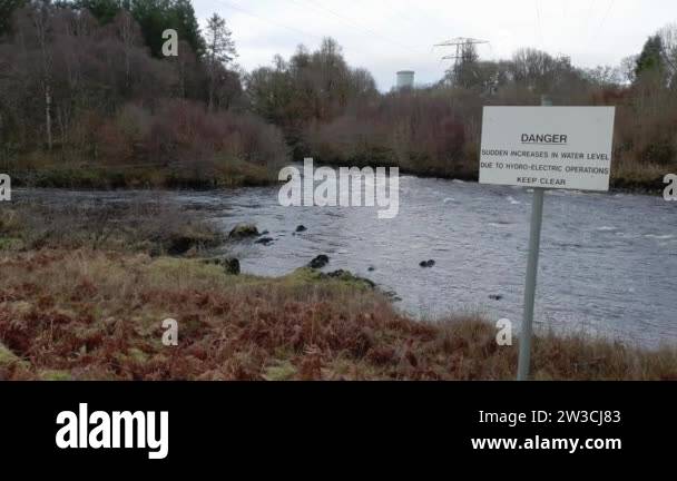 Hydro electric power station warning sign Stock Videos & Footage - HD ...