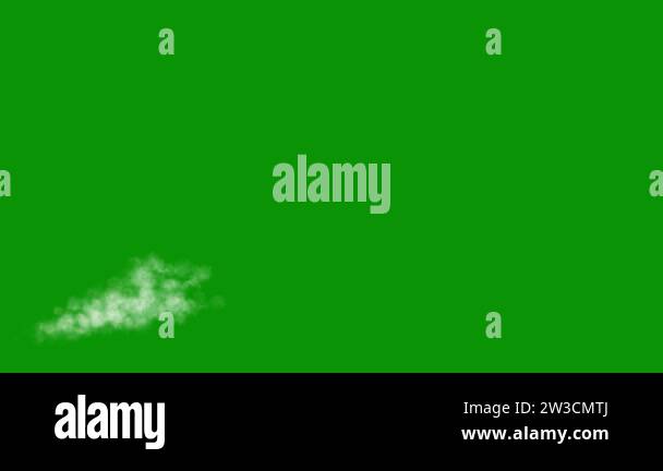 Smoke spray motion graphics with green screen background Stock Video ...
