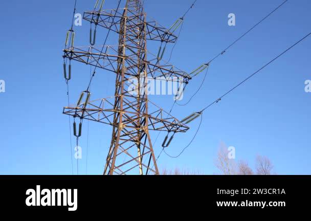 Power pole lines Stock Videos & Footage - HD and 4K Video Clips - Alamy