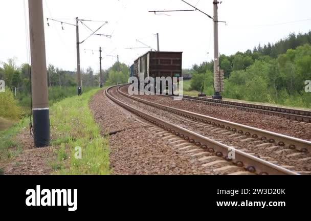 Goods train rear Stock Videos & Footage - HD and 4K Video Clips - Alamy