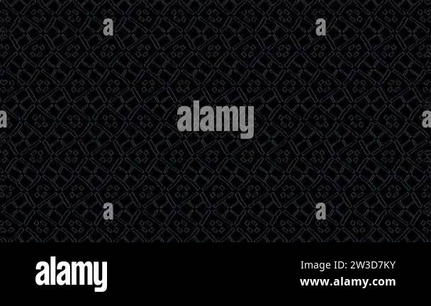 Abstract animation with bright color edges on a minimal background ...