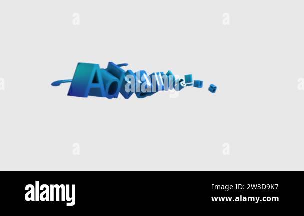 Text animation 'Advertising' for topic introduction in Powerpoint ...